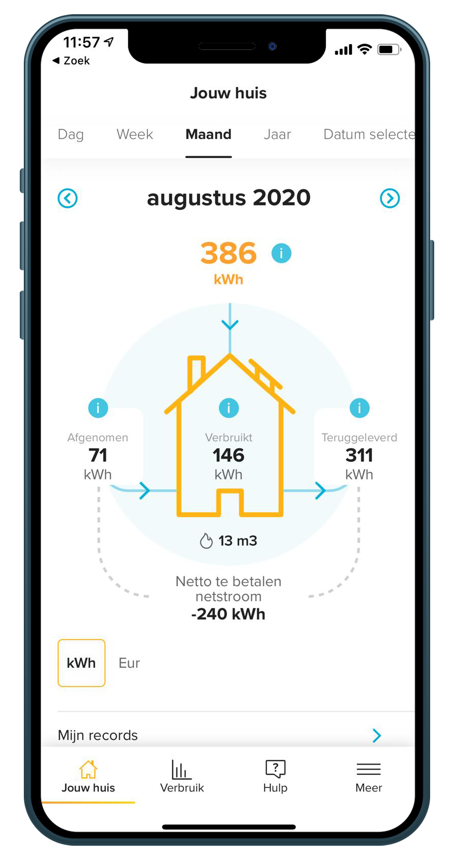 Zo werkt de app van Zelfstroom - Zelfstroom